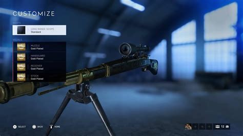 Gold Kar98k Rbattlefieldv
