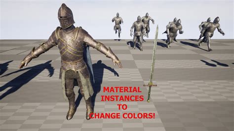 在角色创建的undead Knight 虚幻引擎商城