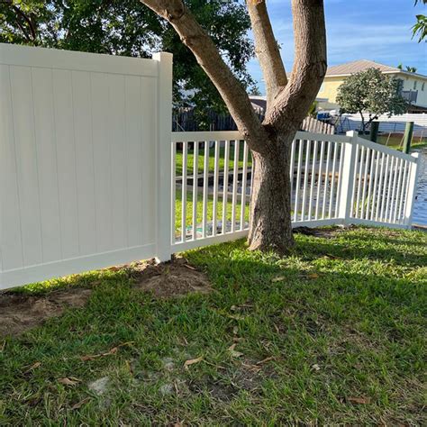 Pvc Fence Installation Vinyl Fence Installation Ocean View Pvc