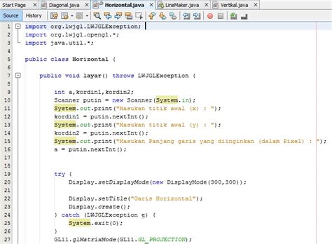 Program Membuat Garis Dengan Java Dan Opengl ~ Rizky Aprialdy
