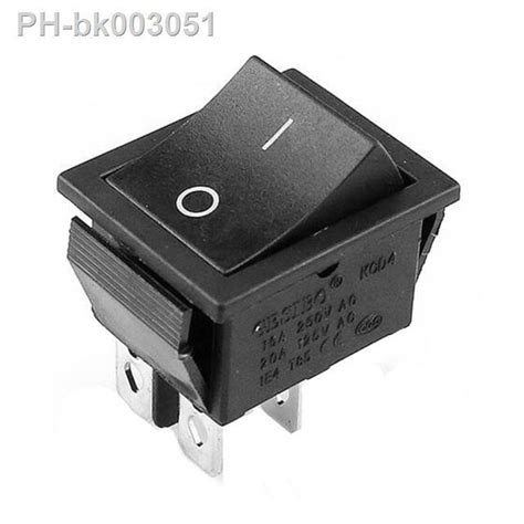 ♛ﺴ Latching Rocker Switch Power Switch Io 2 Level 4 Pins With Light