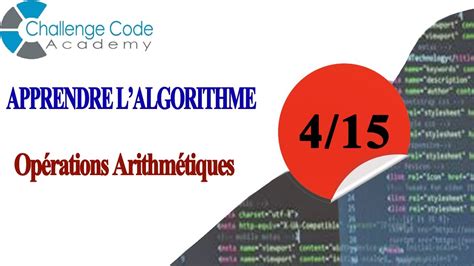 Apprendre Lalgorithme Les Opérations Arithmétiques 4 Youtube