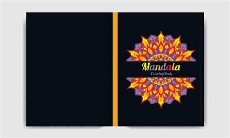 Mandala Coloring Book Cover Design 24605407 Vector Art At Vecteezy