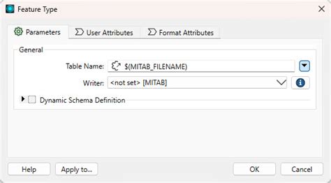 published parameters in fme form fme support center