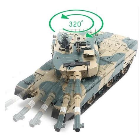 Us M1a2 Abrams Rc Airsoft Infra Red Battle Tank With 24g Transmitter