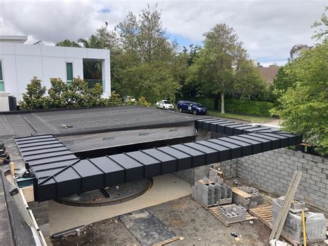 Standing Seam Aluminium Prefa P10 Black Project 07 Concept Cladding