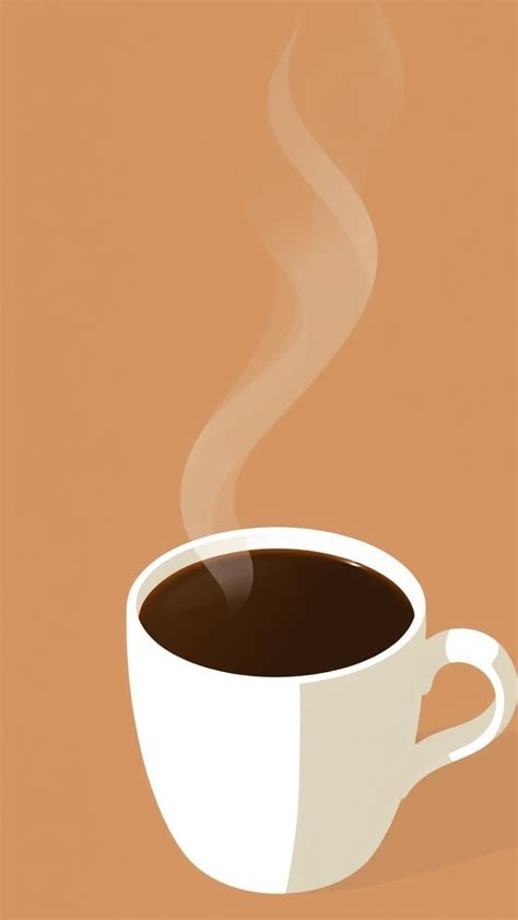 Чашка кофе с паром · Обои на телефон по ссылке в 2025 г Обои Кофе Чашка кофе
