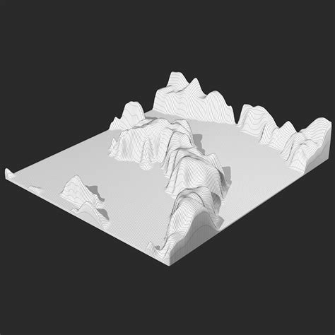 Landscape 3d Model 23 3ds C4d Dae Dxf Fbx Obj Wrl Unknown
