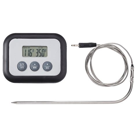 Fantast Meat Thermometertimer Digital Black Ikea