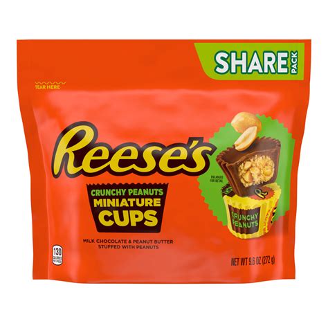 Reeses Miniatures Stuffed With Reeses Puffs Milk Chocolate Peanut