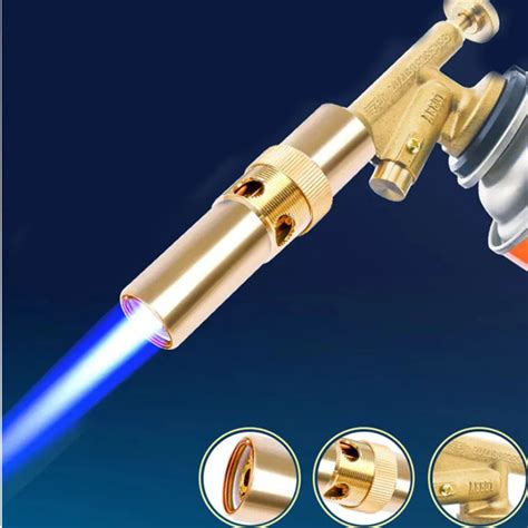Газовая горелка с пьезоподжигом металлическая из медного сплава купить C доставкой на Ozon по