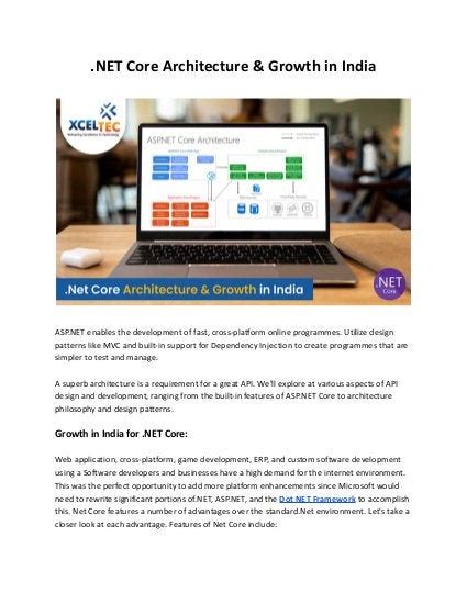 NET Core Architecture Growth In India Pdf