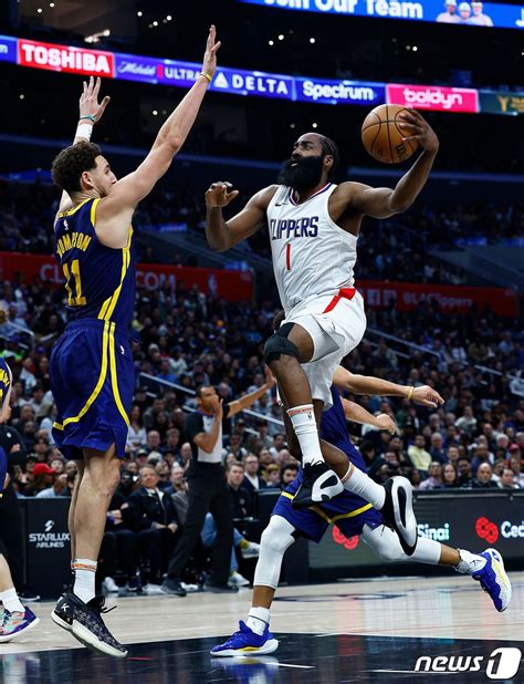 하든 원맨쇼 Nba 클리퍼스 그린 빠진 골든스테이트 꺾고 6연승