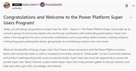 Priyanka Geethik On Linkedin Superusers Powerplatform Powerapps