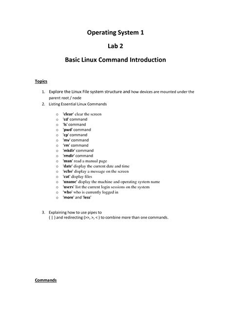 Solution Os1 2021 Lab2 Linux Commands Studypool