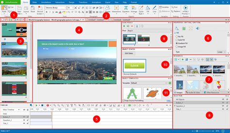 introducing activepresenter 7 user interface
