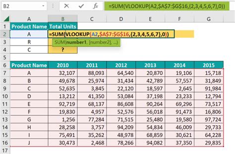 VLOOKUP With SUM Formula Example How To Use