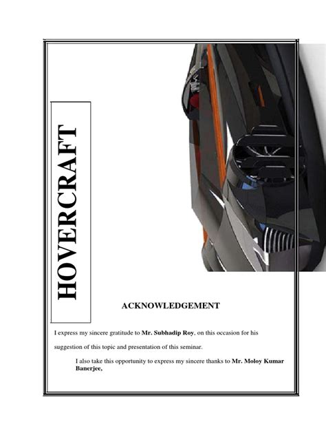 hovercraft report pdf engines vehicles