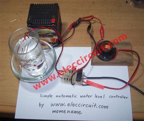 Simple Circuit Diagram For Water Level Controller Circuit Diagram