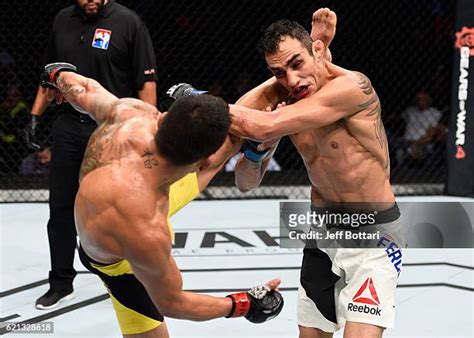 Tony Ferguson Vs Rafael Dos Anjos Photos And Premium High Res Pictures