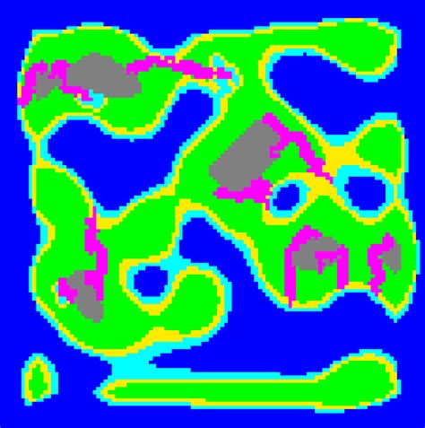Procedurally Generated 2d Island Map Rproceduralgeneration