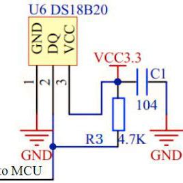 The Circuit Of Temperature Sensor Download Scientific Diagram