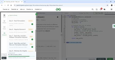 Mohammed Arif On Linkedin Gfg160 Dsa Problemsolving Geeksforgeeks Algorithmdesign