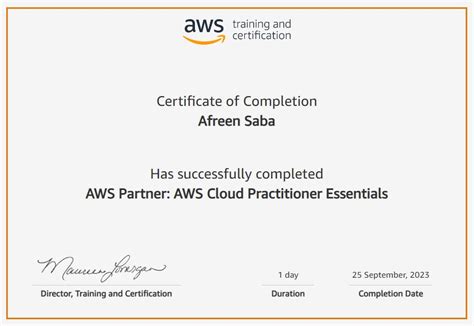Afreen Saba On Linkedin Aws Certification Cloudcomputing Careergrowth