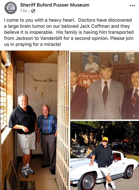 Sheriff Buford Pusser Remembered From The Sheriff Buford Pusser Museum Facebook