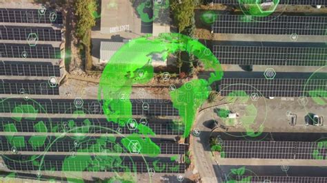 Solar Power Plant And Technology Concept Renewable Energy Smart Grid Stock Video Video Of