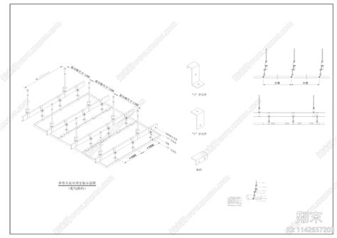46个铝单板安装节点异型天花节点施工图下载【id1142657203】知末案例馆