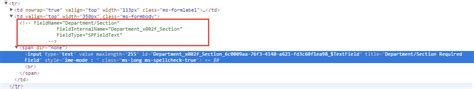 Missing Field Name Comment In Creating Form On Sharepoint Designer