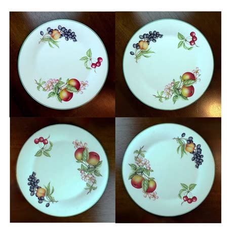 Fruit Pattern Dinner Plates Etsy