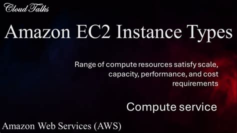 Amazon EC2 Instance Types - YouTube