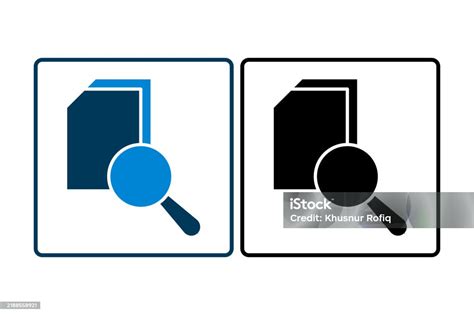 파일 검색 아이콘을 클릭합니다 검색과 관련된 아이콘입니다 웹 사이트 앱 사용자 인터페이스 인쇄 가능한 등 솔리드 아이콘 스타일에