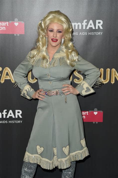 Ellie Goulding As Dolly Parton Halloween Costume 2017 Ps Celebrity