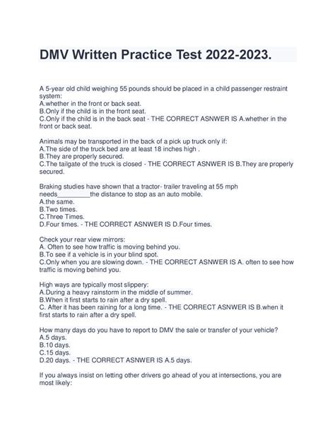 Free Dmv Practice Test 2024 Illinois Yetta Corabelle