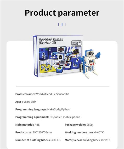 Yahboom World Of Module Programmable Sensor Kit For Microbit V2 Board