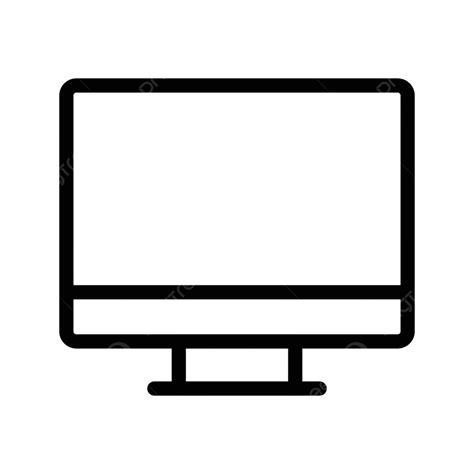 Screen Computer Monitor Symbol Vector Computer Monitor Symbol Png