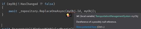 Possible Bug In The Flow Analysis Of Nullable Reference Types · Issue