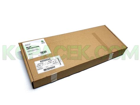 Kodiaq - original Skoda 5th door rear spoiler deflectors set GLOSSY ...
