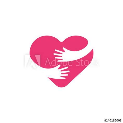 Hugging Heart Symbol Hug Yourself Love Yourself Heart And Hands
