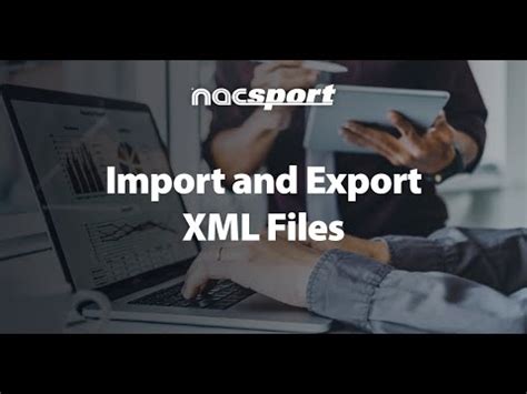 How To Import And Export XML Files YouTube
