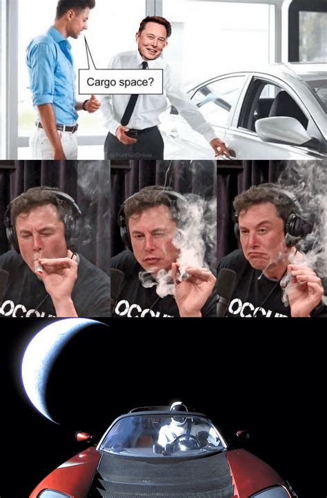 Tesla Can Into Space Rmemes