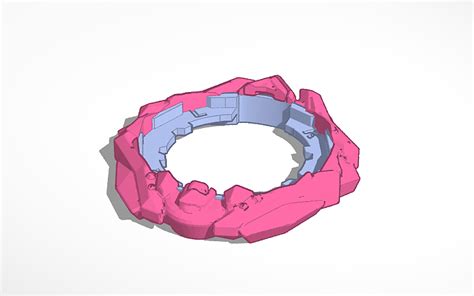 3d Design Beyblade Burst Db Xcalibur Part Tinkercad
