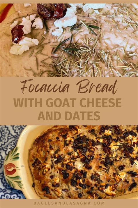 Goat Cheese Focaccia Bread With Dates