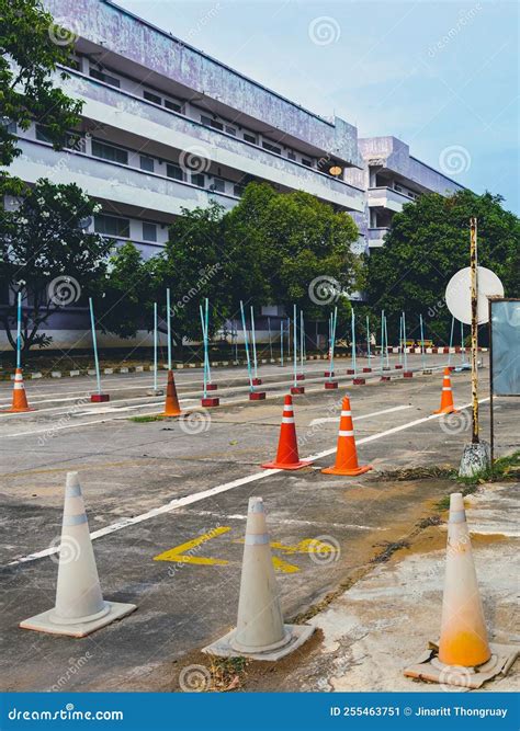 Driving Test And Training Area With Simulate Test For Driving License