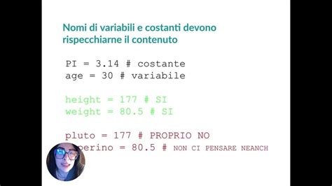 Lezione 4 Variabili E Costanti Youtube
