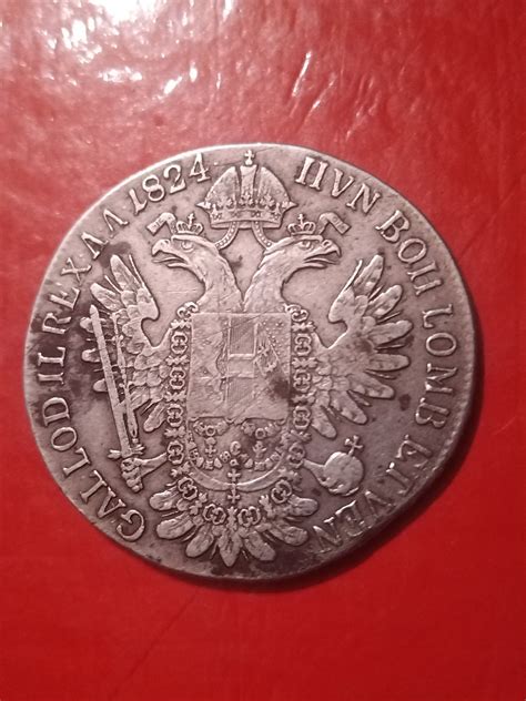 Austria. Franz I. (1806-1835). 1/2 Thaler (taler) 1824 C, - Catawiki