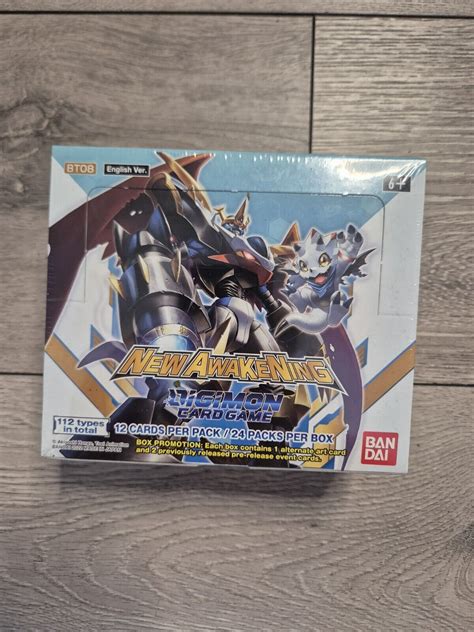 Digimon New Awakening Sealed Booster Box Of Packs BT Trading Card Game TCG EBay